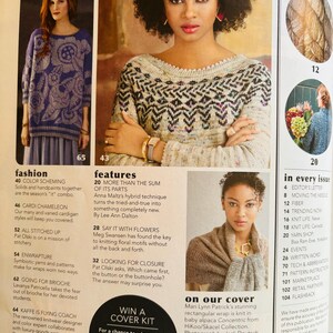 Vogue Knitting International Magazine Pattern Fall 2019 Women’s Sweater ...