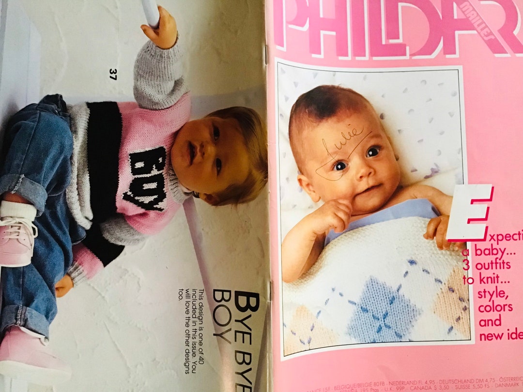 Phildar Baby Knitting Pattern Baby to Toddler Dress Cardigan - Etsy