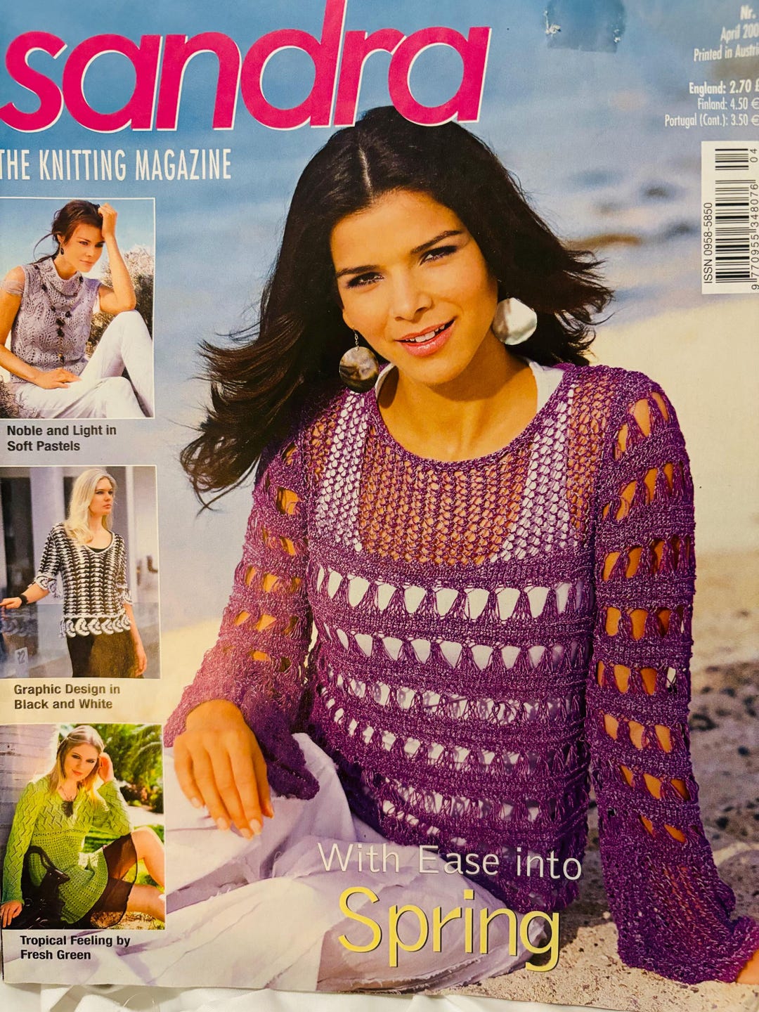 Sandra the Knitting Magazine April 2009 Women’s Cardigan, Sweater -31 ...