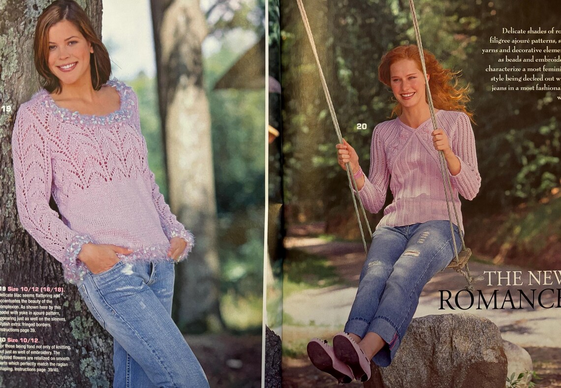 Sandra the Knitting Magazine February 2006 Women’s Men’s Cardigan ...