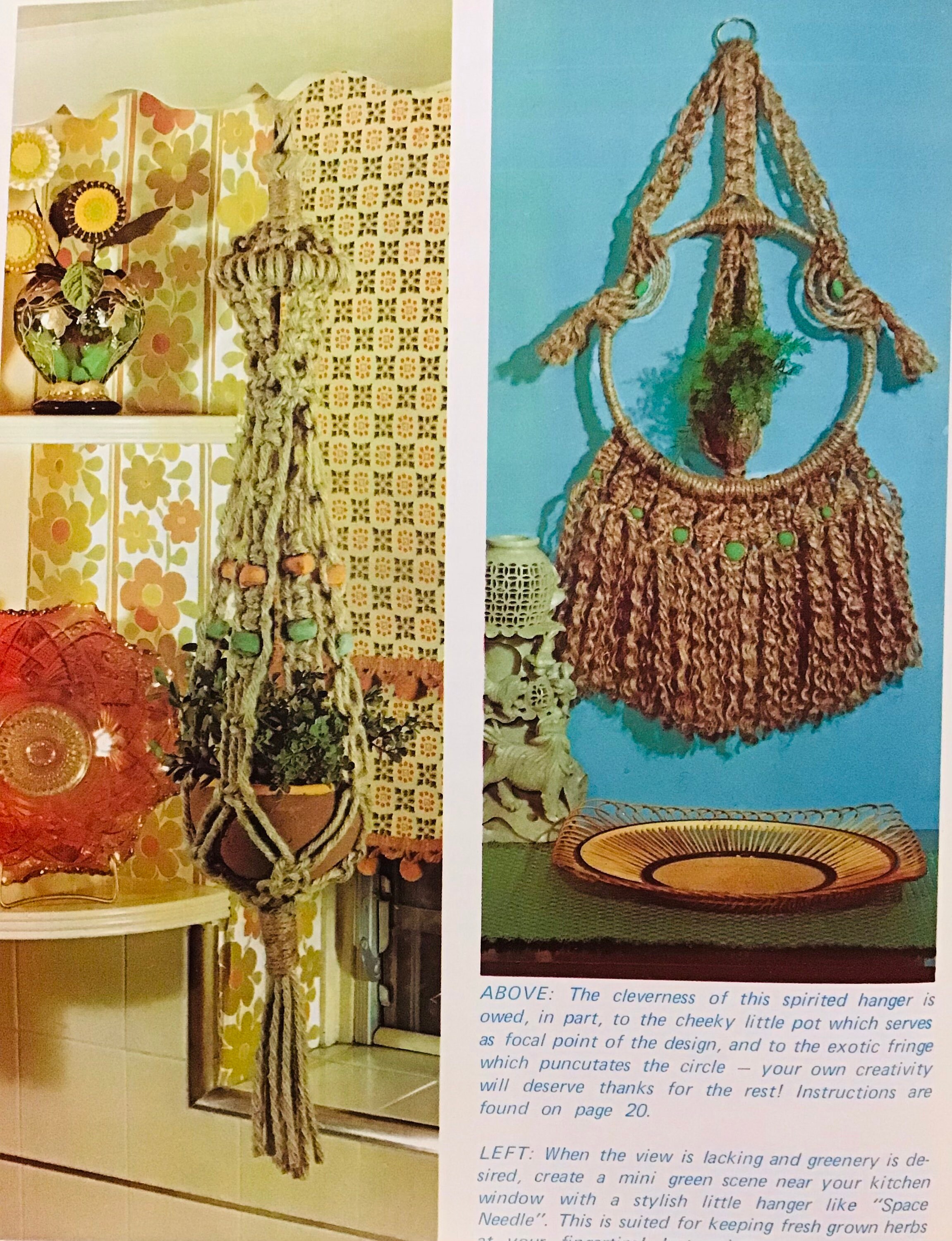 Macrame Book Macrame Hangers for Small Spaces - Original Not a PDF - Etsy