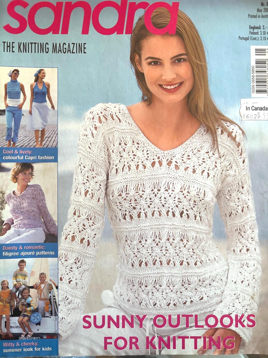 Sandra the Knitting Magazine Pattern - April May Women’s Cardigan Top ...