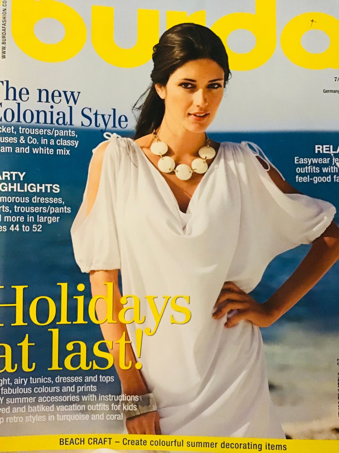 Burda Magazine July 2009 - Sewing Pattern Women's Dress, Bikini, Harem ...