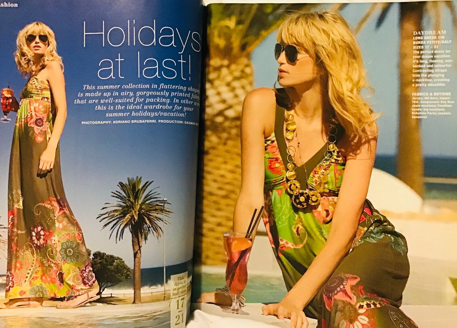 Burda Magazine July 2009 - Sewing Pattern Women's Dress, Bikini, Harem ...