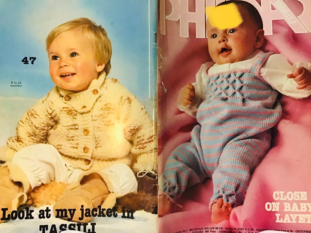 Phildar Baby Knitting Pattern Baby to Toddler Christening Dress ...