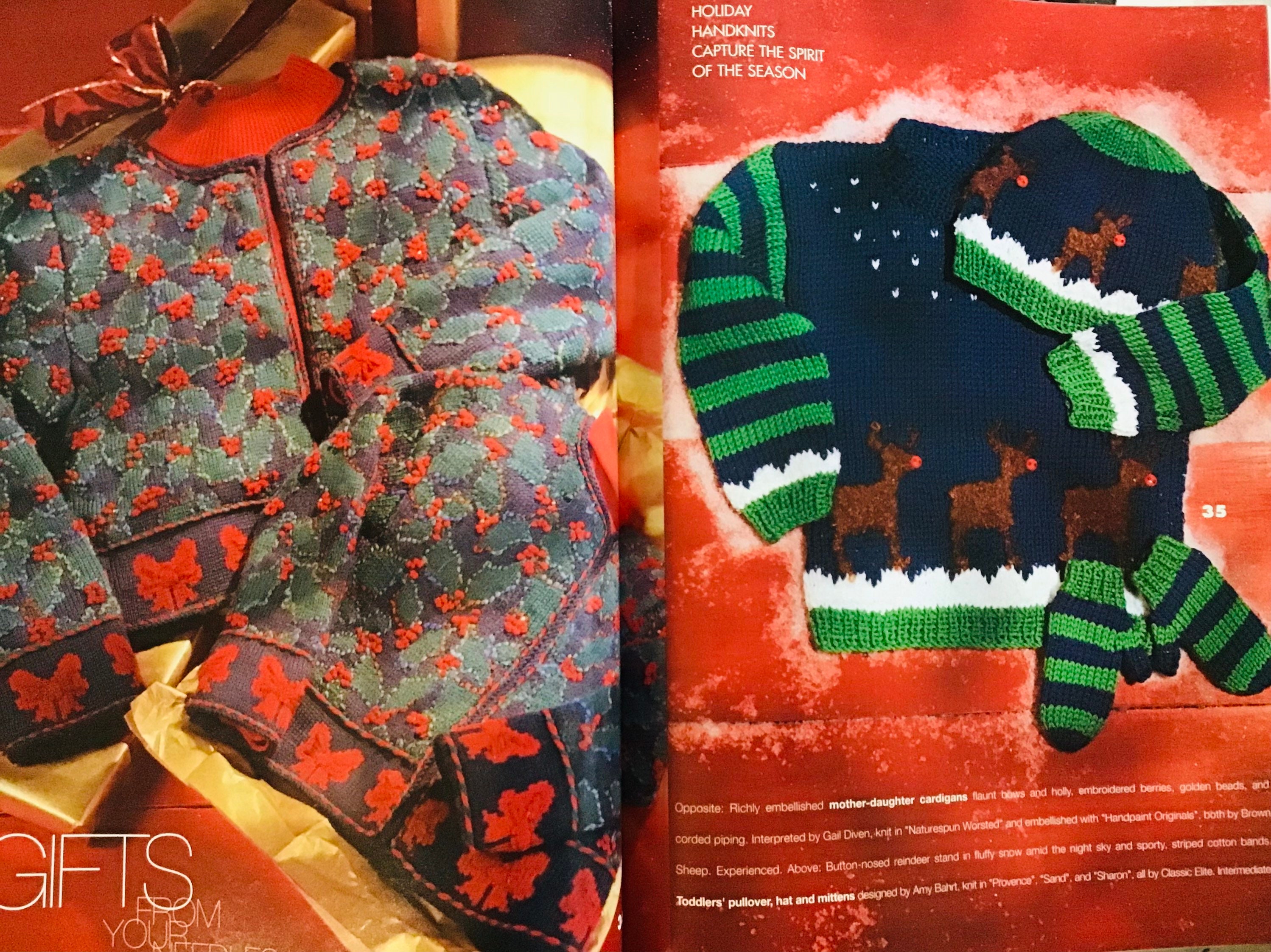 Vogue Knitting International Magazine Pattern Winter 1997/98 - 35 ...