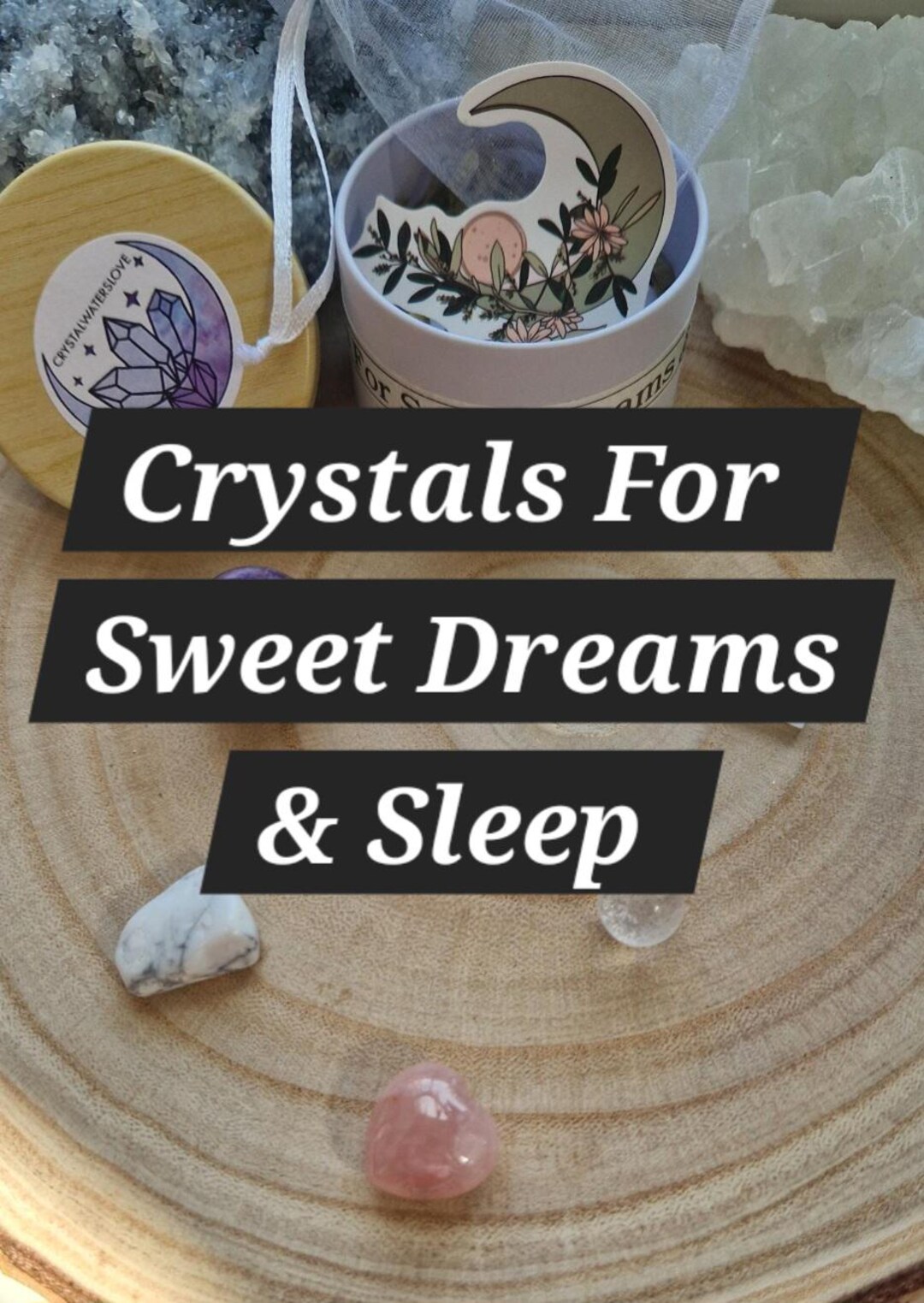 Sleep Crystals Gift Set - Healing Insomnia Crystal Tin - Etsy