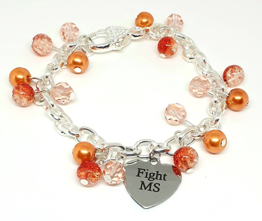 MS Crystal Bracelet Multiple Sclerosis Jewellery for Charity MS Jewelry ...