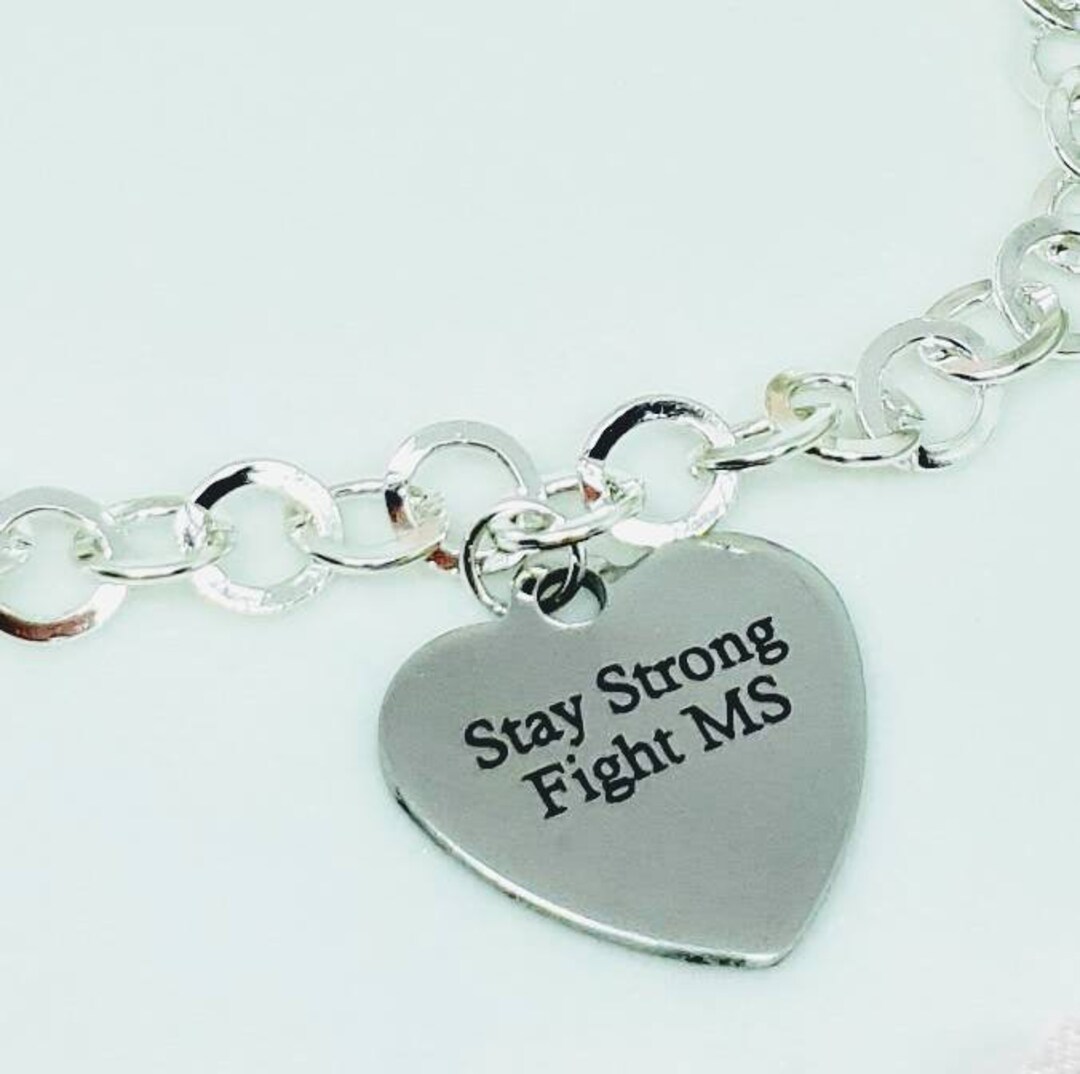 Magnetic MS Awareness Bracelet, for Multiple Sclerosis, Stay Strong ...