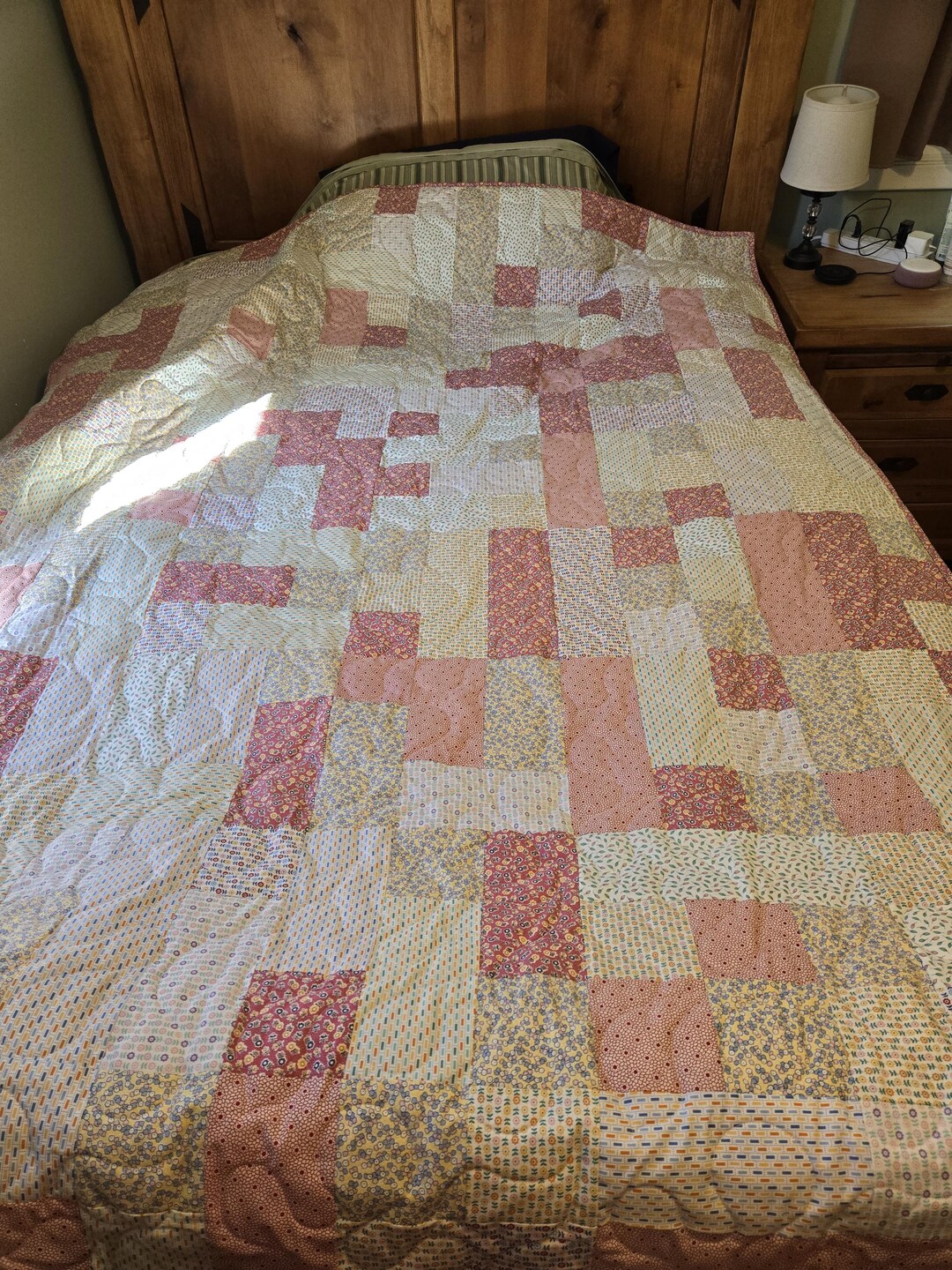 Pastel Rectangle Quilt - Etsy
