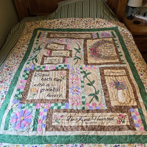 Bible Verse Quilt Fabric - Etsy