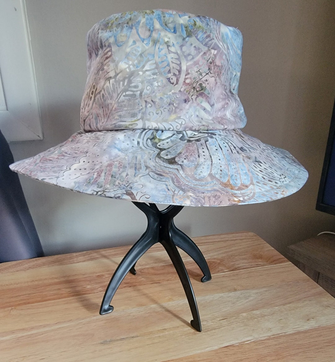 Grey Batik Hat - Etsy