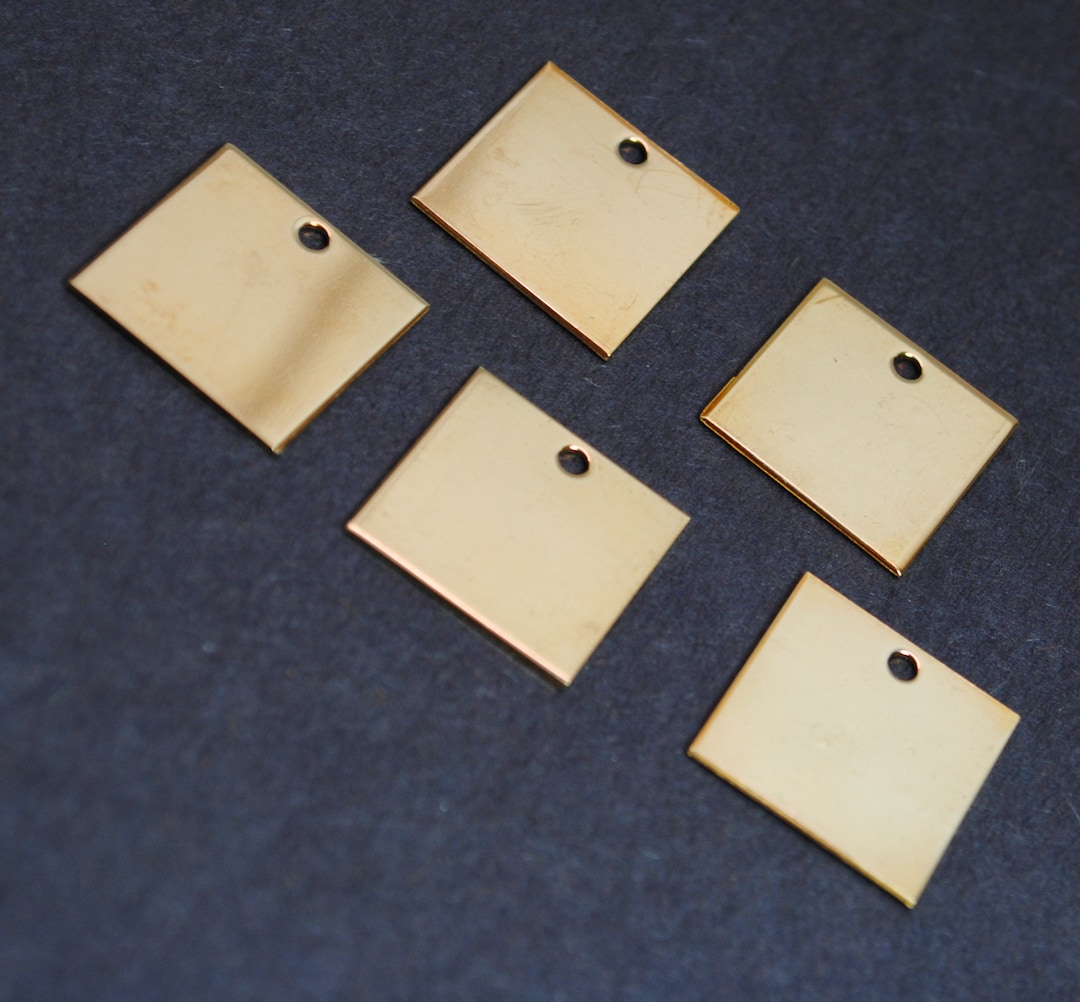 Ten 20g Brass 3/4