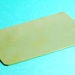 Five Golden Brass Wallet Card Blanks - 2 1/8" X 3 3/8" 20g Jewelers ...