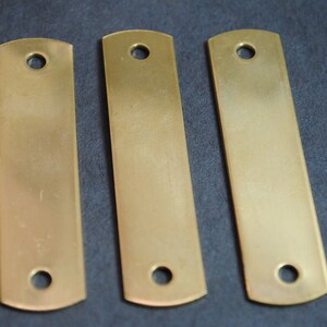 Fifty Brass ID Tags - 1/2" X 2"- 20g Red Brass Stamping Blanks - Etsy
