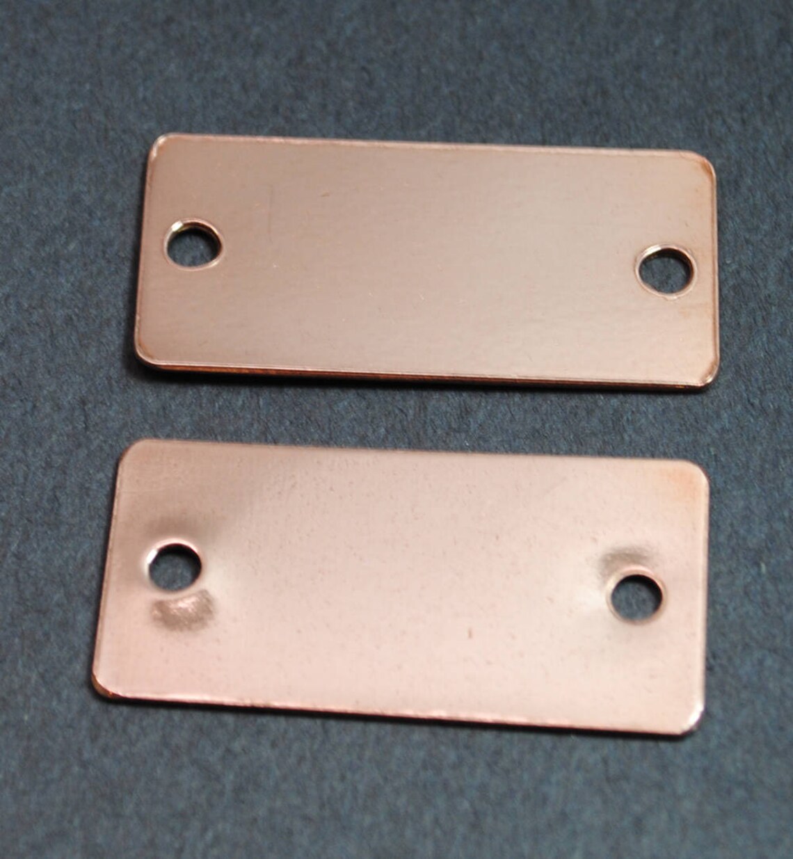 Twenty-five Wide Copper ID Tags 3/4 X 1 1/2 20g - Etsy