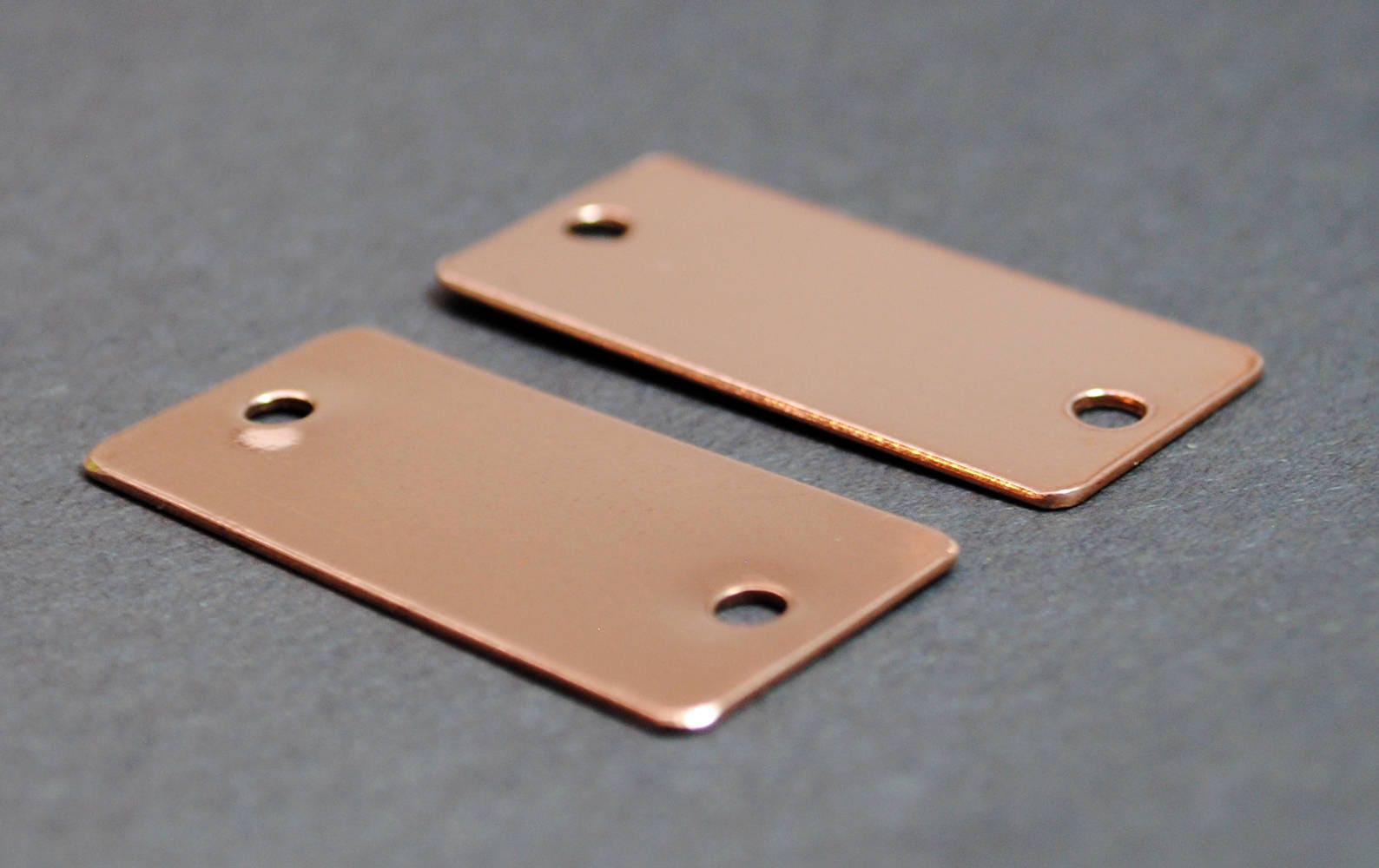 Twenty-five Wide Copper ID Tags 3/4 x 1 1/2 20g | Etsy