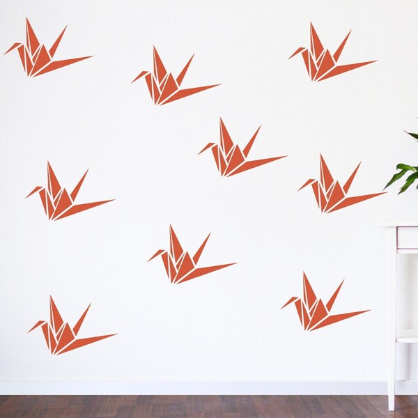 Crane Wall Decal - Etsy