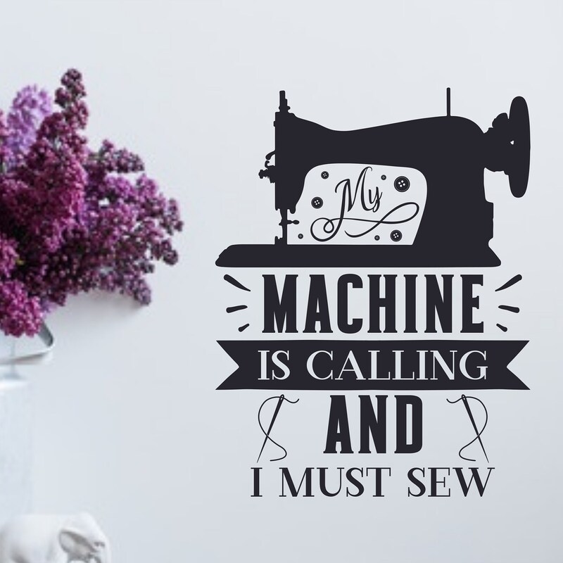 Sewing Wall Decal - Etsy
