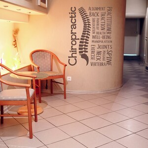 Chiropractic Art, Chiropractic Decal, Chiropractic Wall Art ...