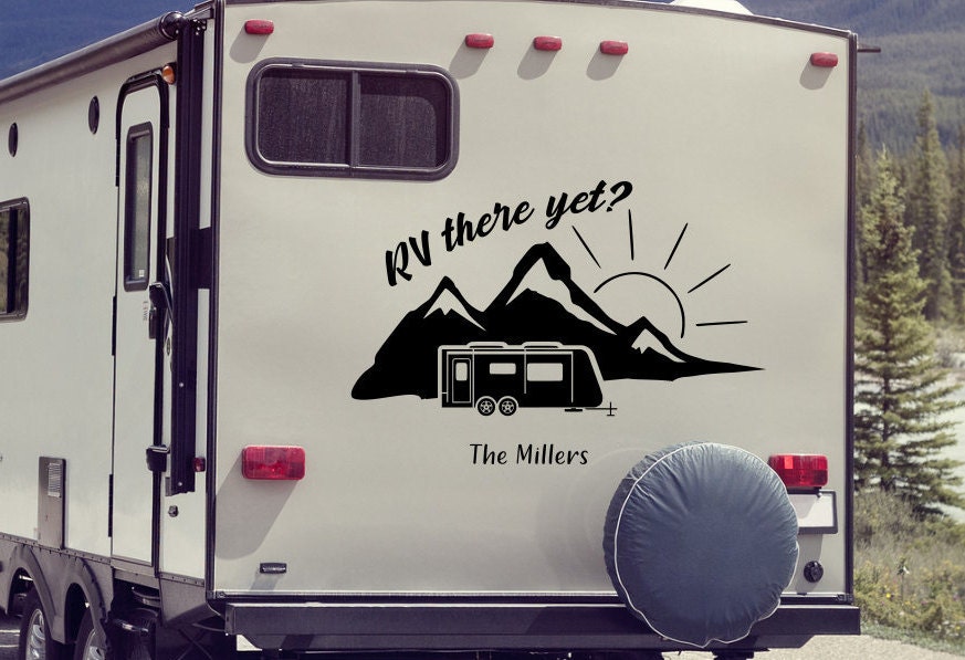 Rv There Yet Motorhome Decal Rv Camper Decal Camper Trailer Etsy