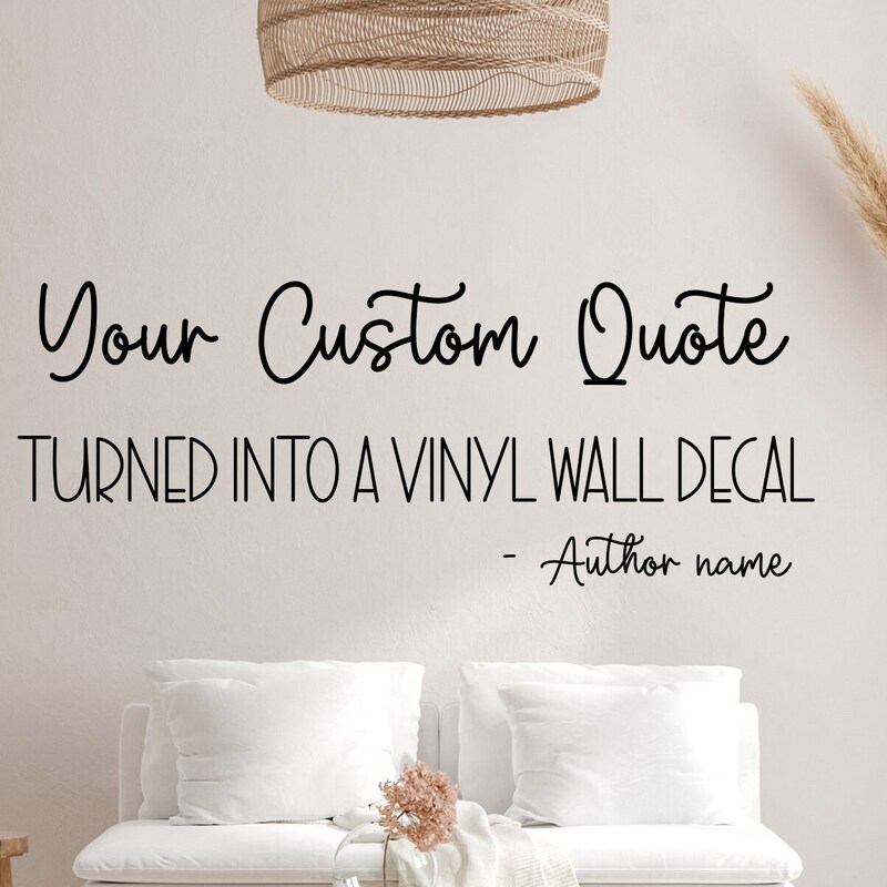 Custom Wall Decals - Etsy