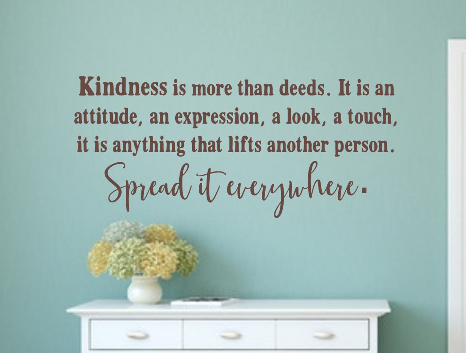 Kindness Classroom Decal Quote Wall Decal Wall Decor Be Kind | Etsy