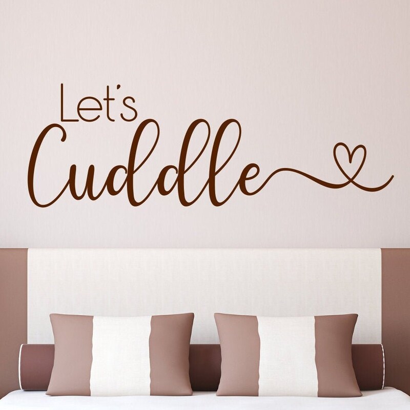 Lets Cuddle Sign - Etsy