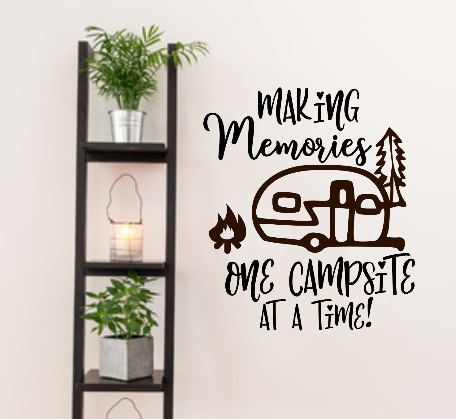 Making Memories Rv Decal Happy Campers Rv Life Rv Decor Camper