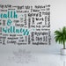Health and Wellness Wall Decal - Etsy