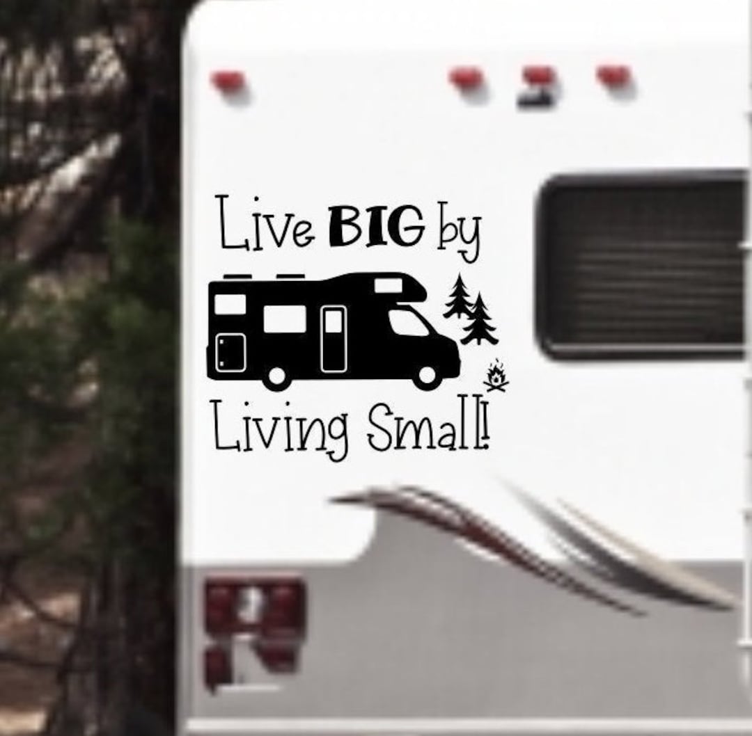 Camper Decal, Rv Decal, Camper Decor, Happy Camper, Full Time Rver ...