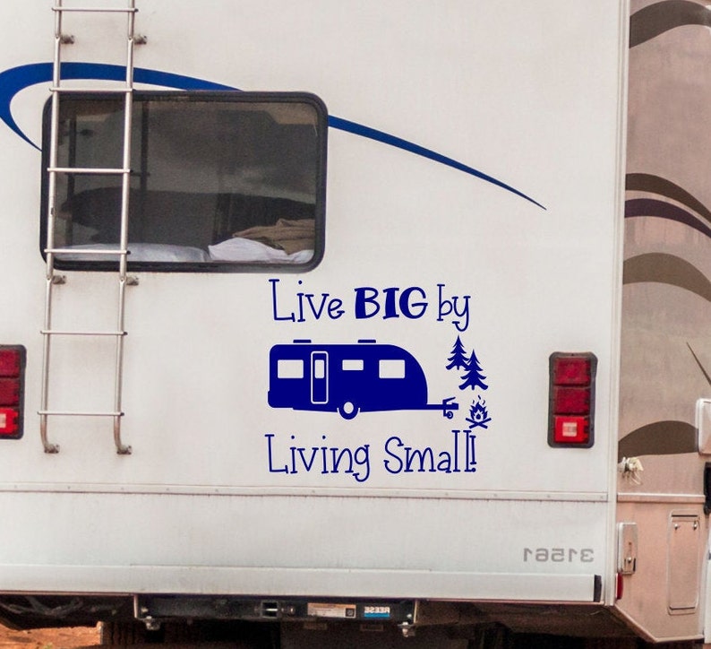 Camper Decal, Rv Decal, Camper Decor, Happy Camper, Full Time Rver ...