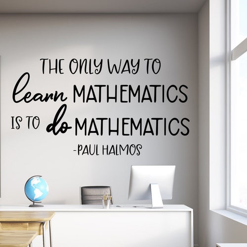 Mathematics Wall Decal Math Classroom Decor School Vinyl - Etsy