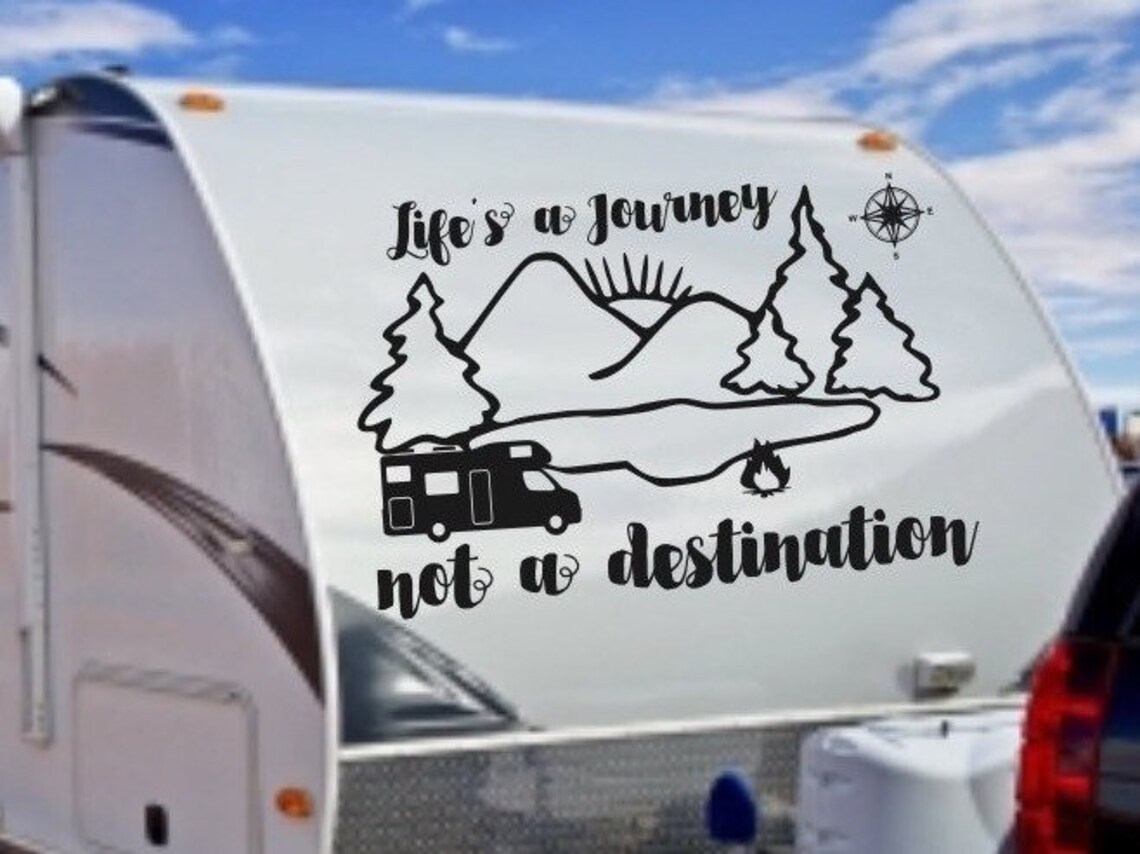 Life's a Journey Rv Decal Rv Gifts// Decor for Camper | Etsy