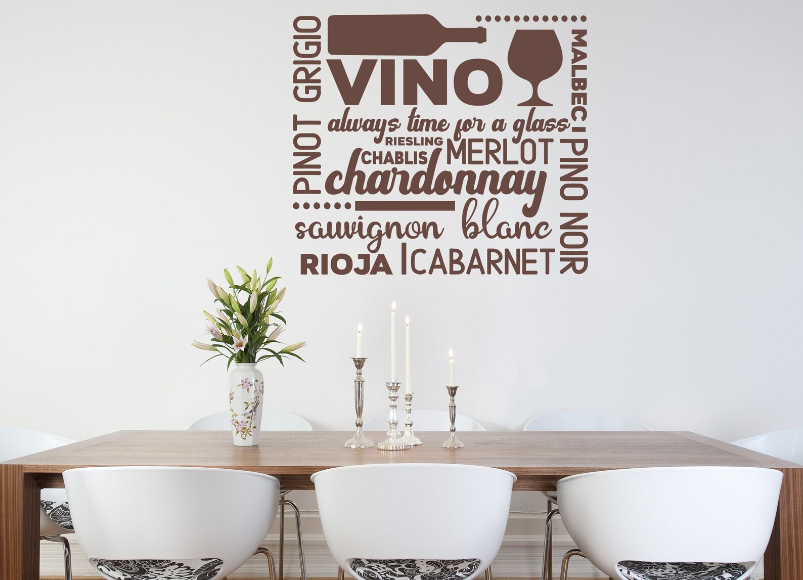 Wine Wall Decal Wine Bar Decor Wine Decal for Wall Bar Wall - Etsy