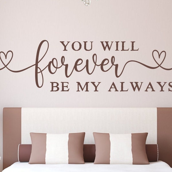 Romantic Wall Decal Etsy