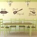 Kitchen Wall Decals Kitchen Utensil Art Roll With It - Etsy