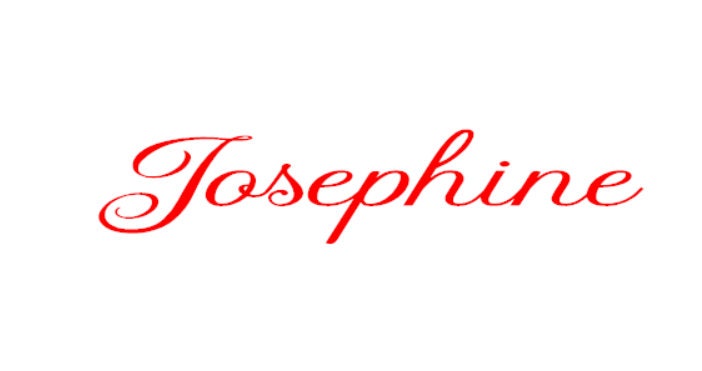 Josephine decal 5 x 24 inches