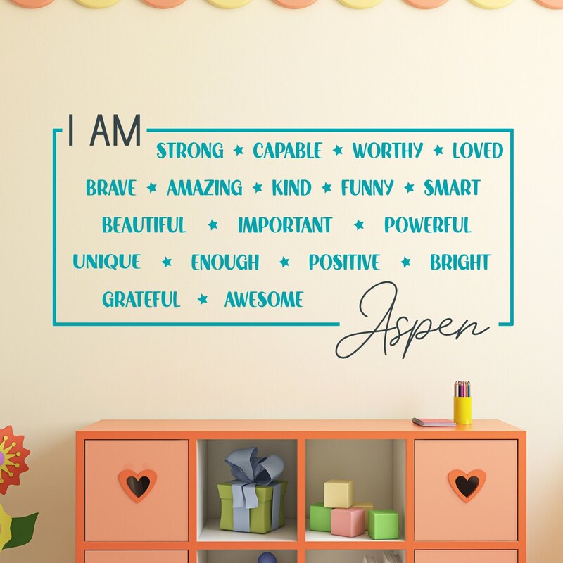 Positive Wall Decal - Etsy