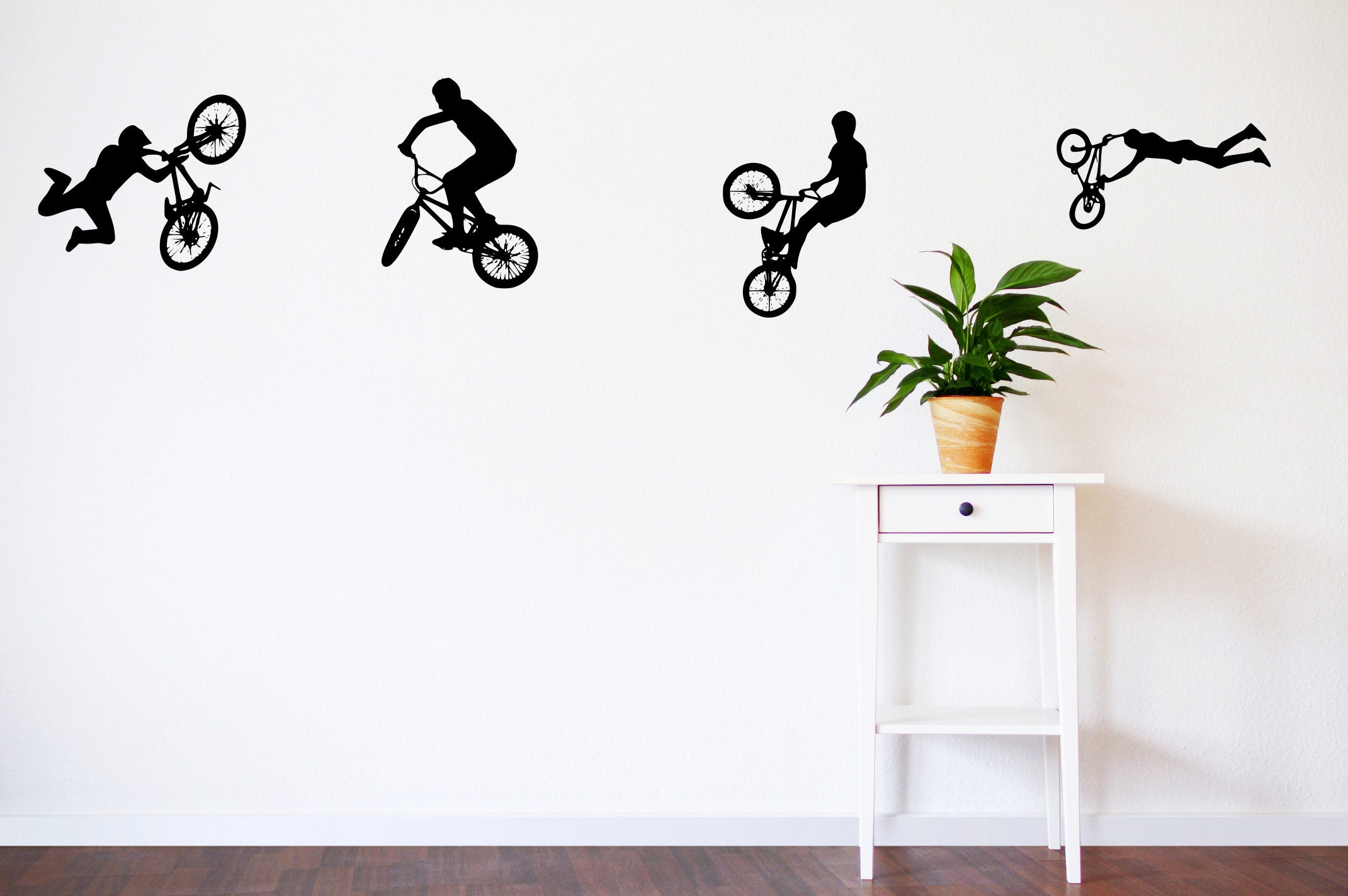 Bmx, Bmx wall decal, bmx wall art, boys room decor, sports wall decal ...