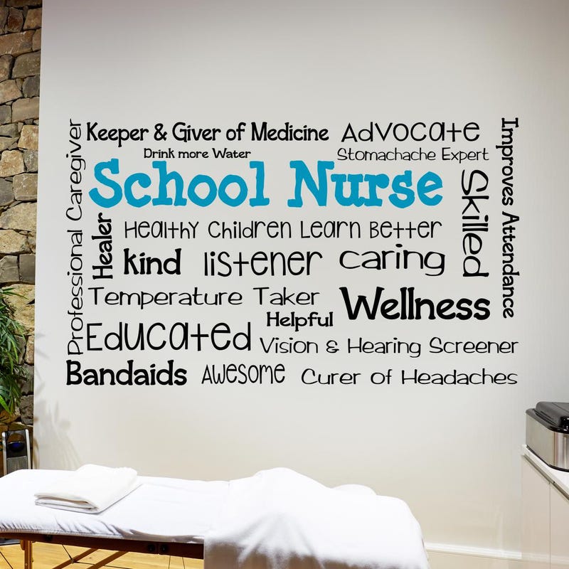 School Nurse Sign - Etsy