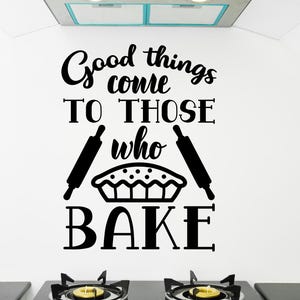 Baking Wall Decal, Baker Decals, Kitchen Wall Decal, Baking Decals, Kitchen Baking Decor ...