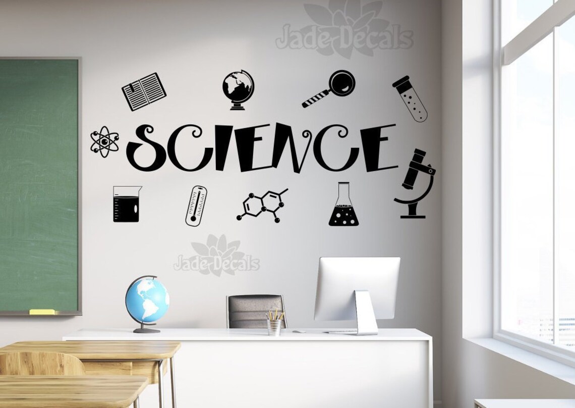 Science Decal Science Wall Decal Classroom Wall Decal - Etsy