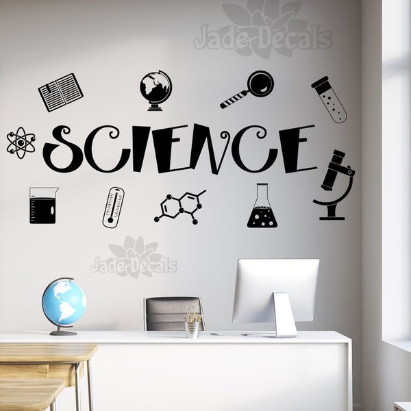 Science Wall Decals - Etsy