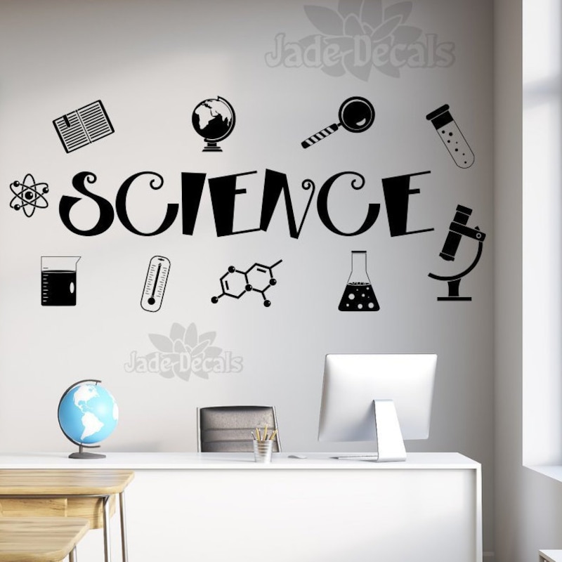 Science Wall Decals - Etsy