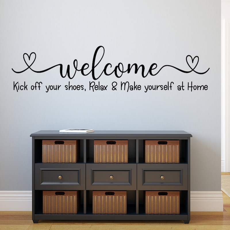 Welcome Decal - Etsy