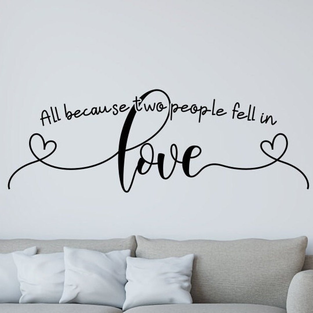 Love Wall Decal, Love Wall Art, I Love You, Love Sign, Love Never Fails ...