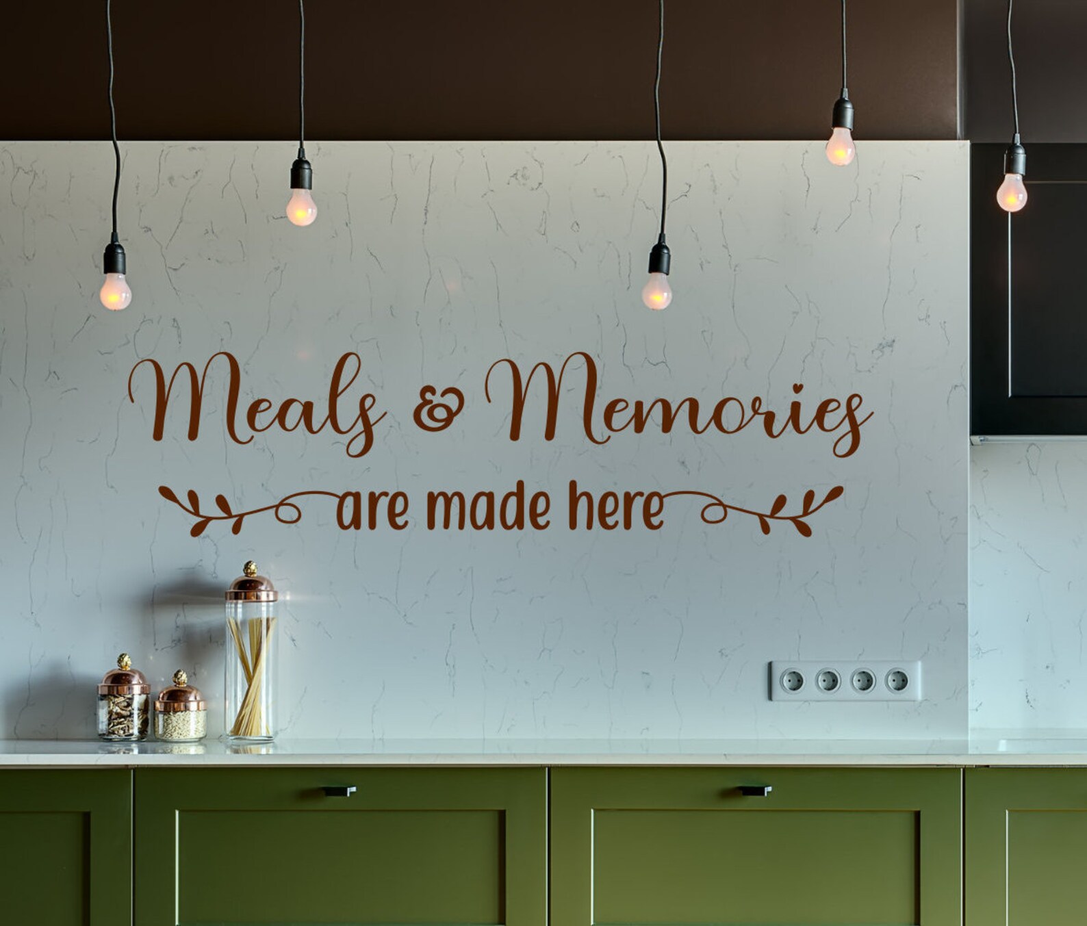 Meals and Memories Are Made Here Kitchen Wall Decor - Etsy