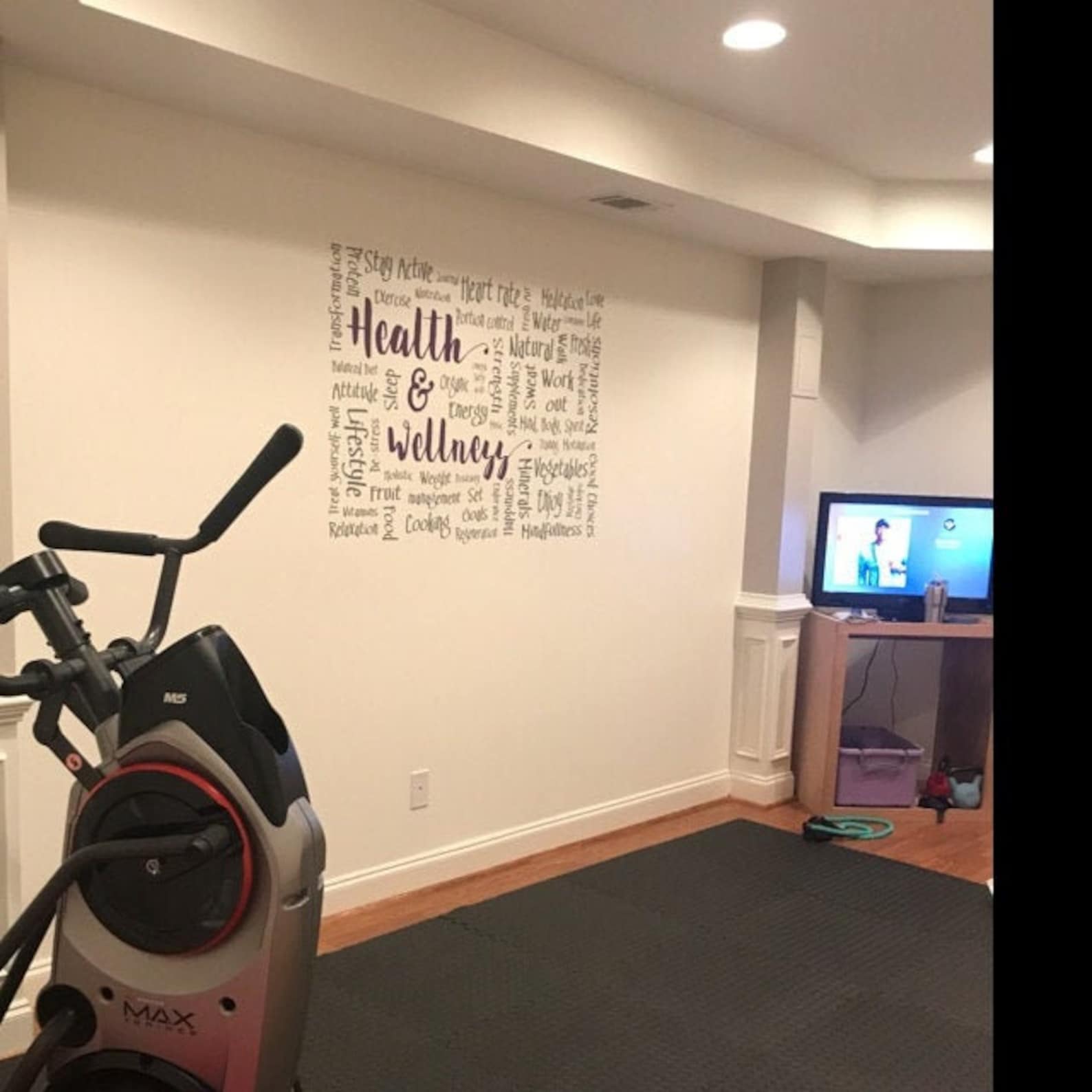 Health and Wellness Wall Decal - Etsy