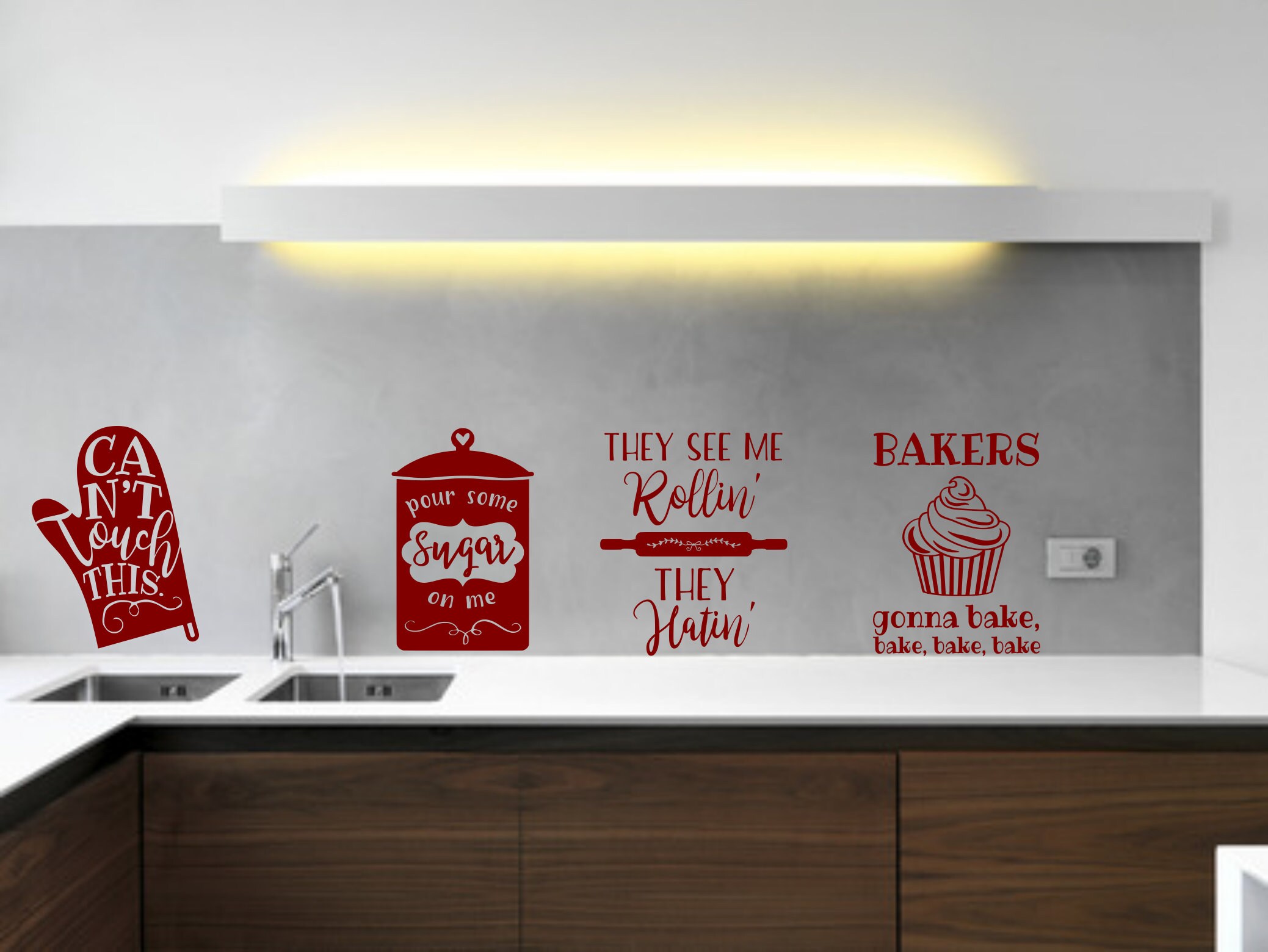 Baking wall decals, Bakers gonna bake, kitchen wall decals, baking ...